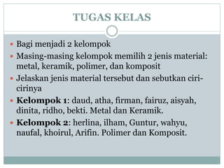 Material Teknik Intro evolusi hingga klasifikasi | PPT