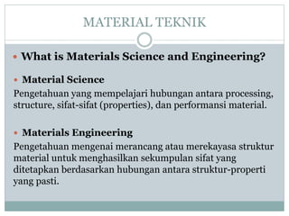 Material Teknik Intro evolusi hingga klasifikasi | PPT