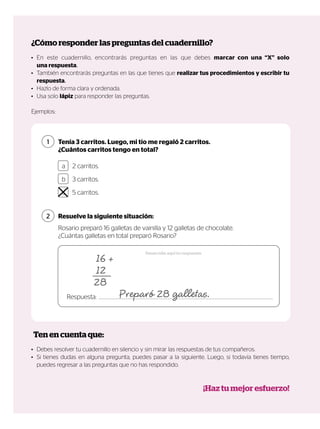 evaluacion diagnostica de matemática de segundo grado | PDF