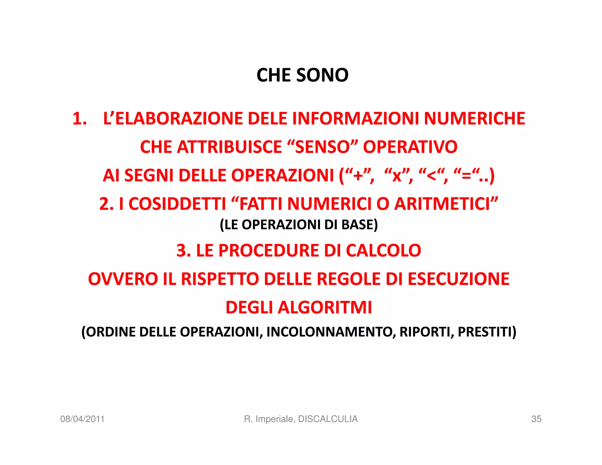 Matematica e-difficolta' | PPT