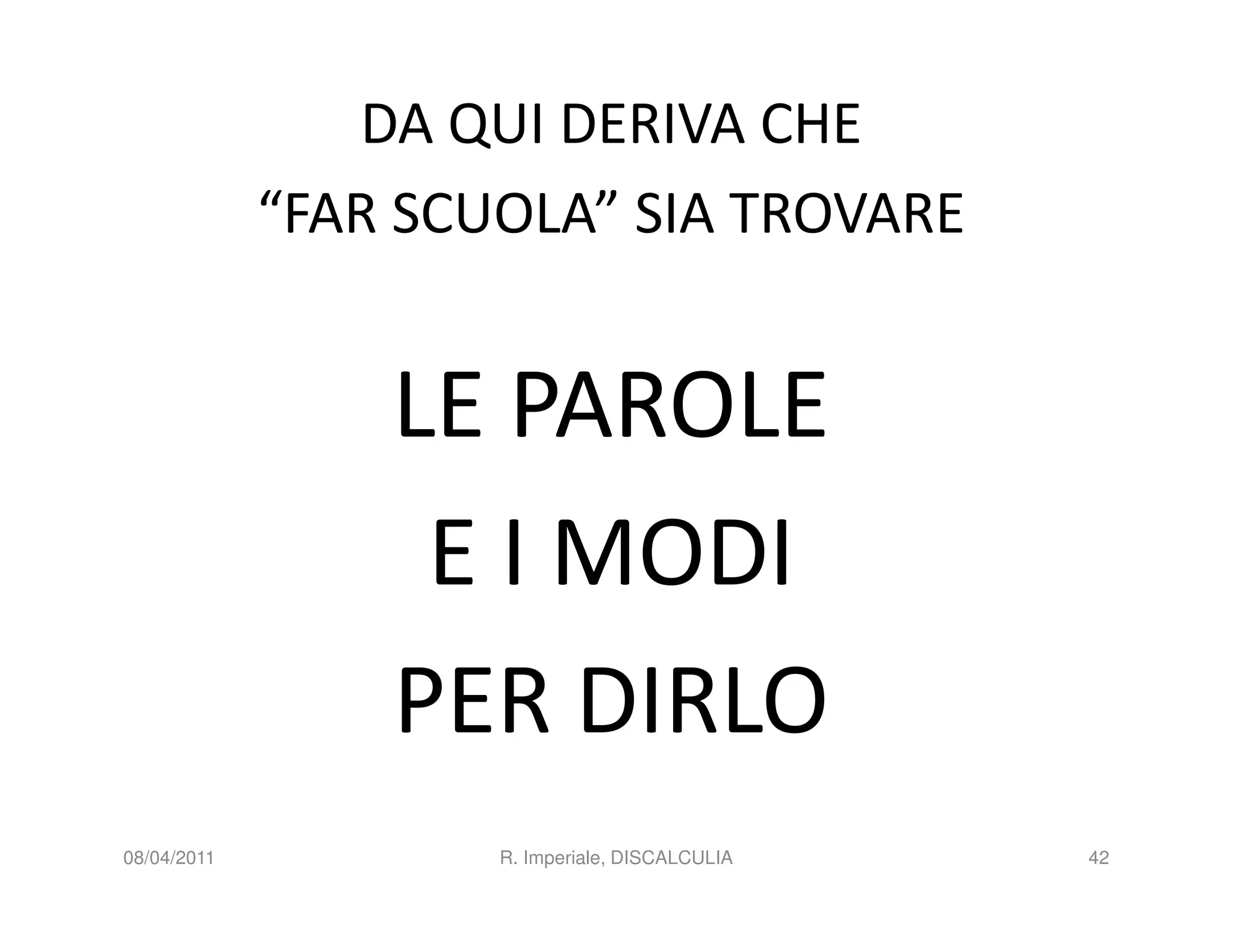 Matematica e-difficolta' | PPT