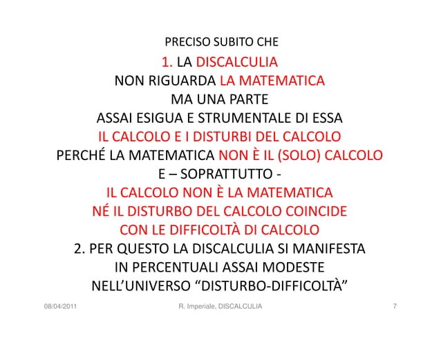 Matematica e-difficolta' | PPT