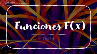 Matemática-Funciones f(x) (PDF) descargable | PDF