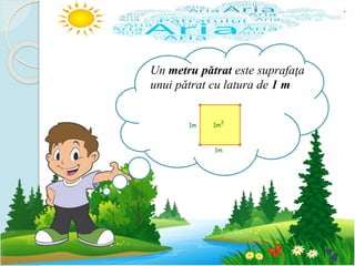 Matematica cl.5 aria_patratului_aria dreptunghiului. | PPTX