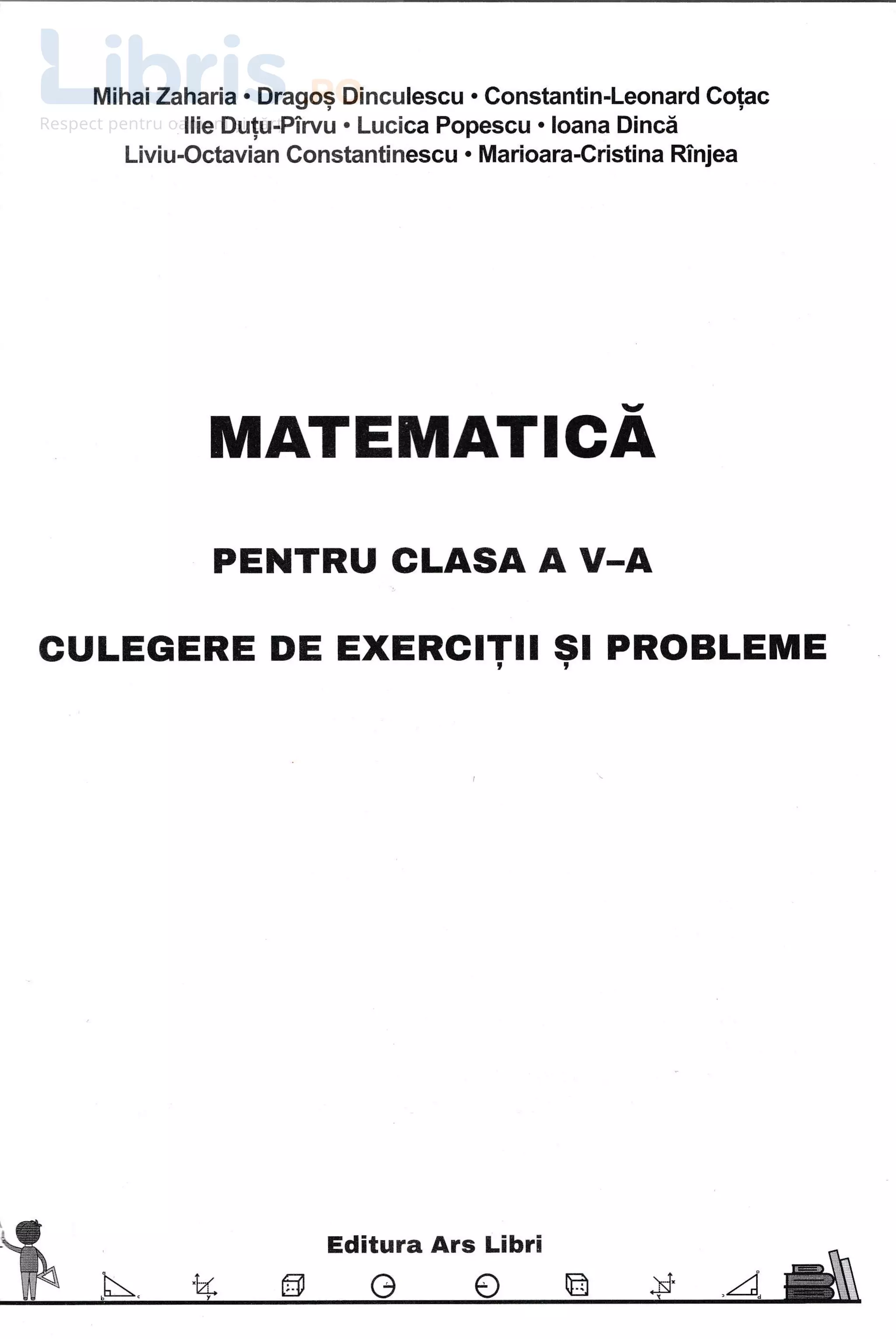 Matematica Clasa 5 - Culegere de exercitii si probleme - Mihai Zaharia ...