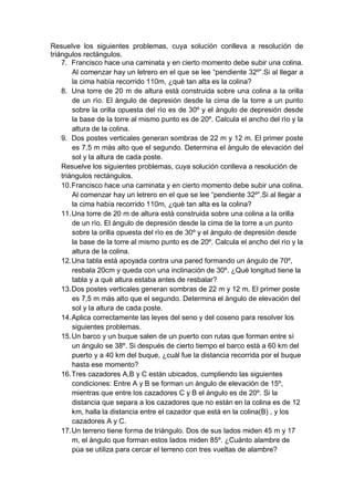 Matematica decimo recuperacion | PDF