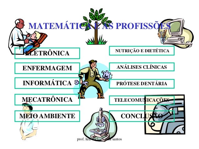 Matematica e as profissões