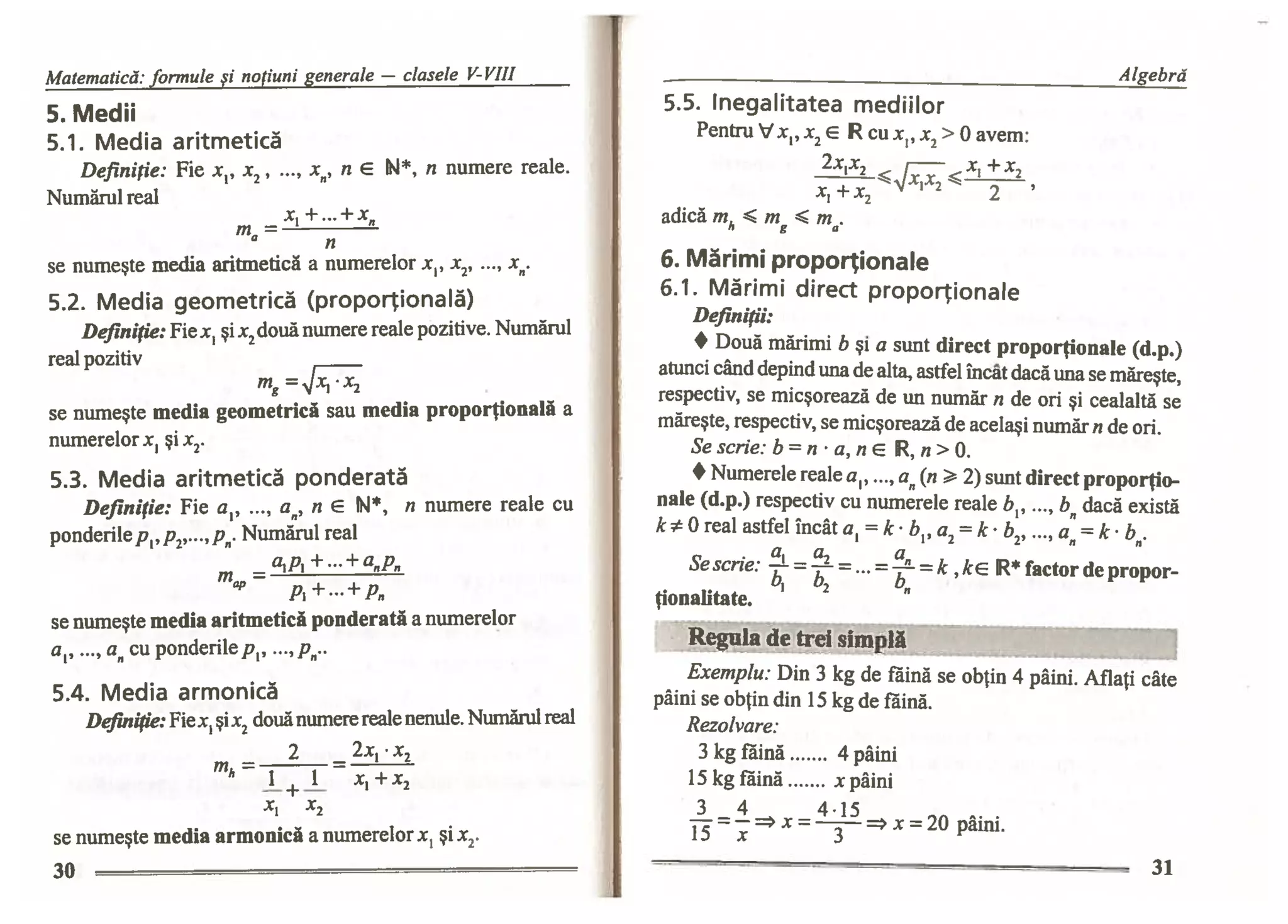 Matematica gimnaziu notiuni generale | PDF