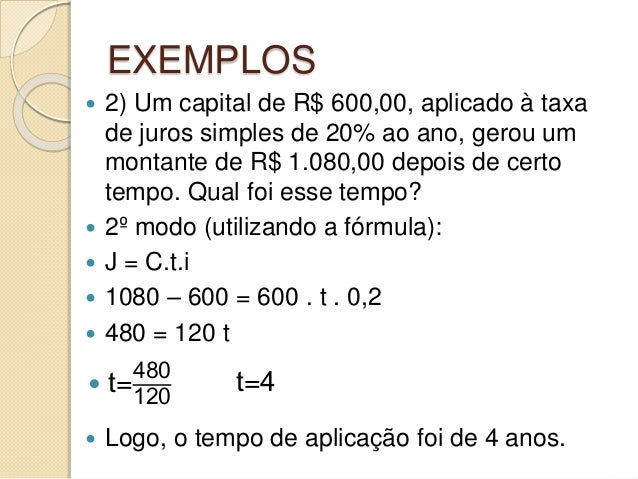 Matematica Juros Simples