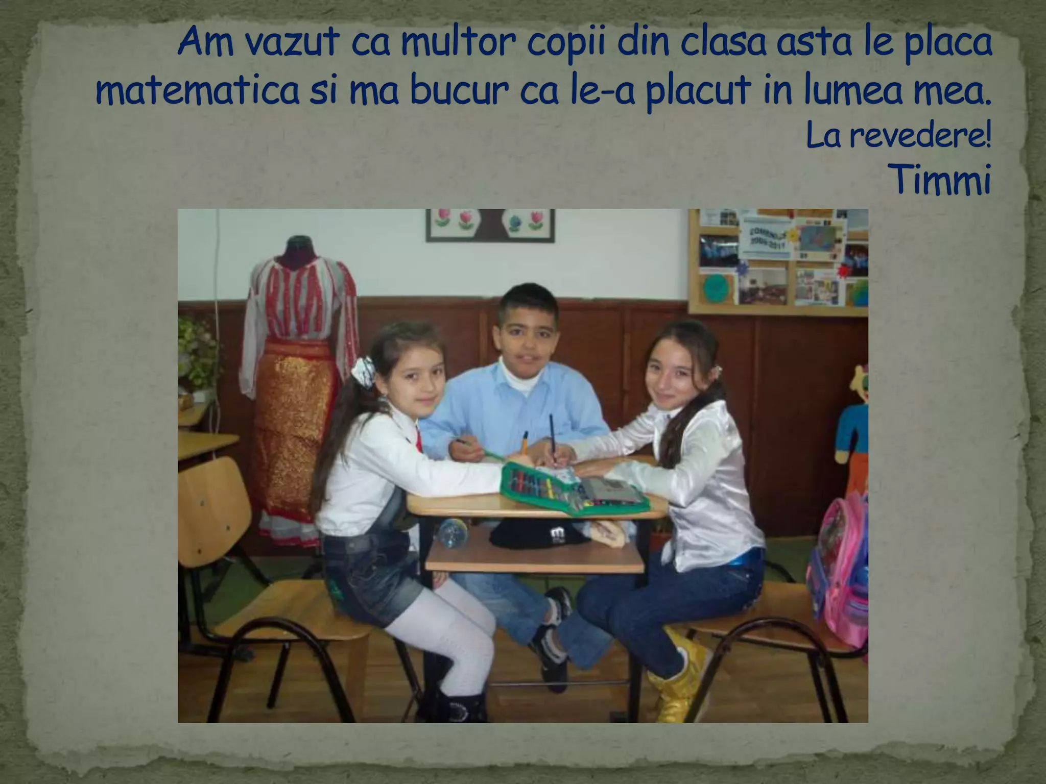Matematica oglindita prin desen | PPTX