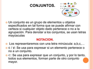 Teoría de conjuntos | PPTX