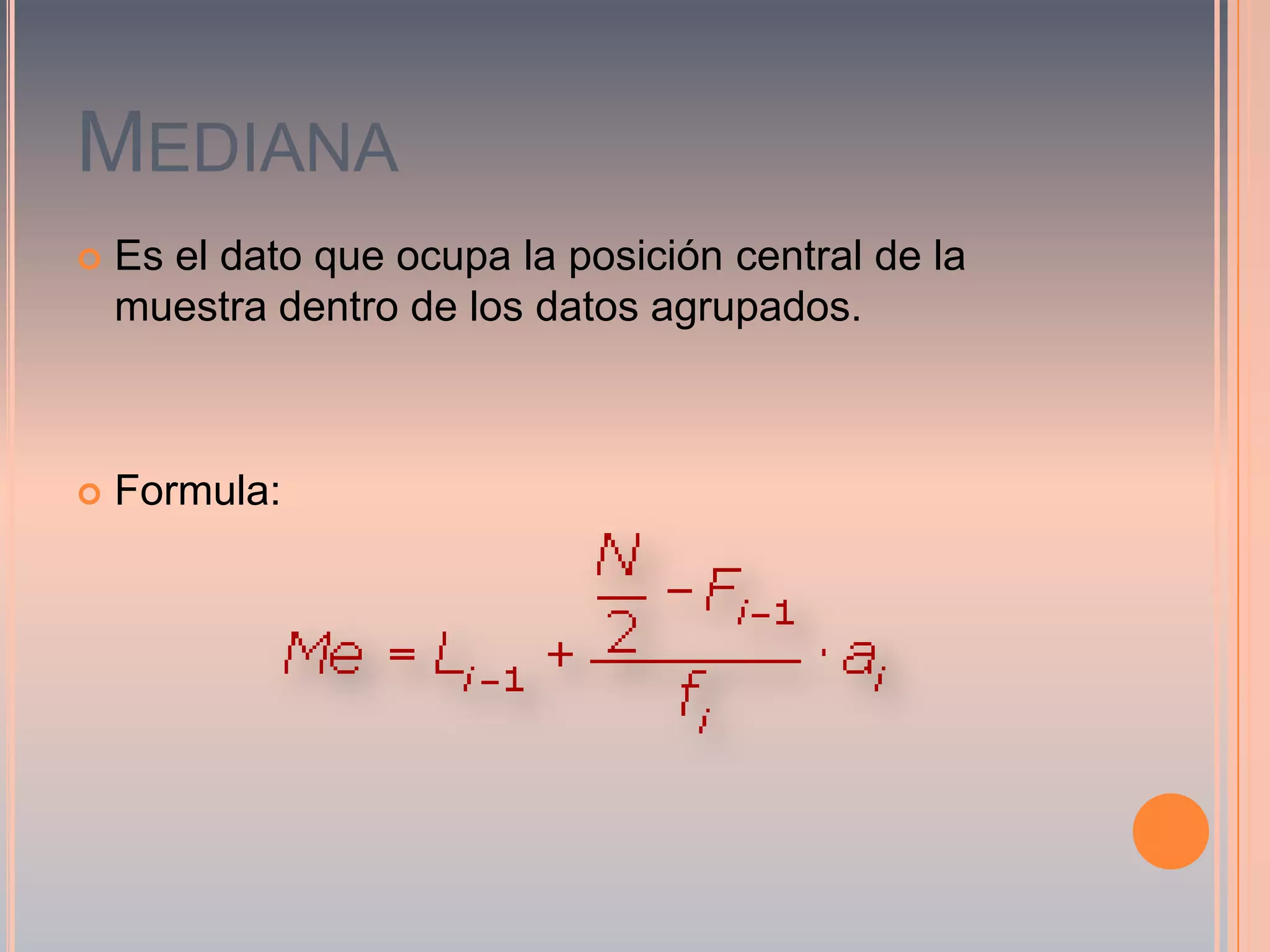 Mediana y Moda en datos agrupados [Estadísticas] | PPTX