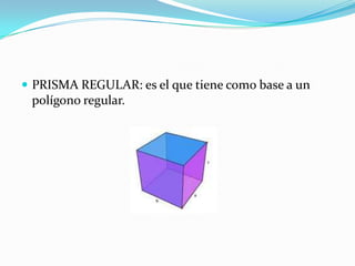 PRISMA:TRONCO DE PRISMA | PPTX