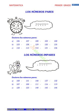 Matematicas de-primer-grado-de-primaria | PDF