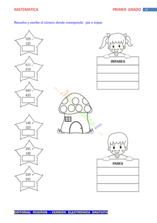 Matematicas de-primer-grado-de-primaria | PDF