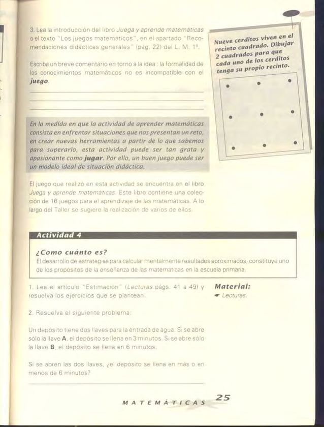 La enseñanza de las matematicas en la escuela primaria.TALLER PARA ...