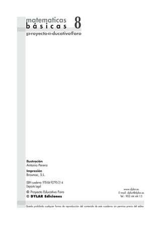 Matematicas basicas 8 dylar | PDF