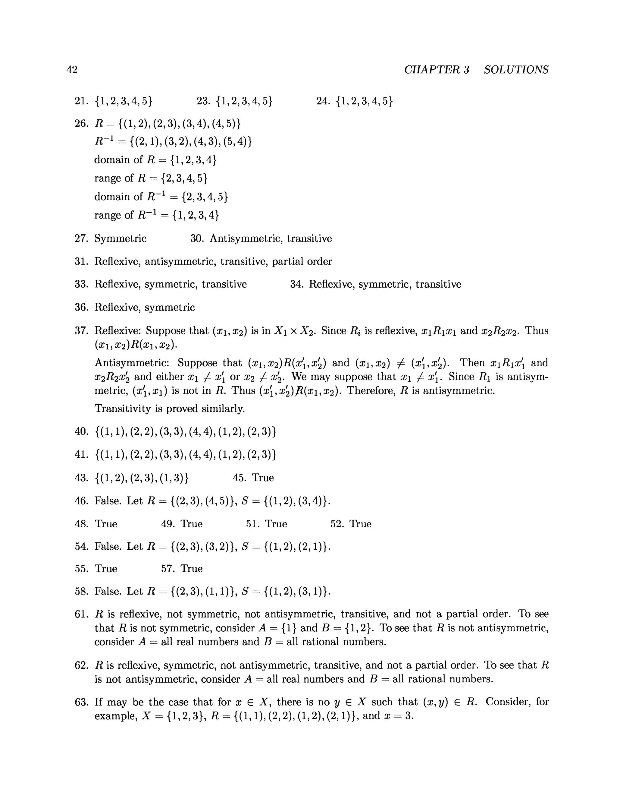 Matematicas discretas johnsonbaugh - 6ed (sol) | PDF