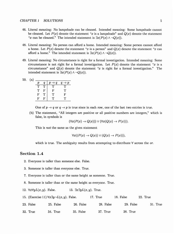 Matematicas discretas johnsonbaugh - 6ed (sol) | PDF