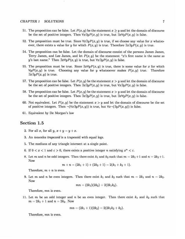 Matematicas discretas johnsonbaugh - 6ed (sol) | PDF