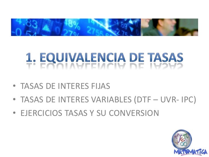 Tasas De Interes Equivalencia Entre Tasas - depositos santander dinero ...