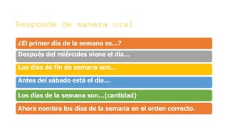 MATEMATICAS MIERCOLES ppt dias de la semana y meses del año.pptx