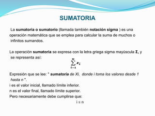 Matematica sucesiones | PPTX