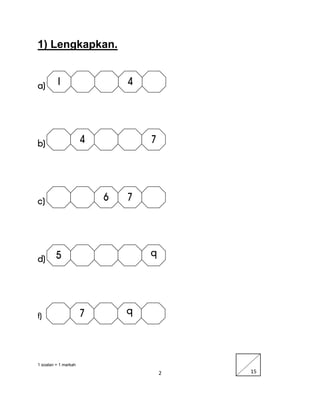 Matematik tahun-1-pdf | PDF