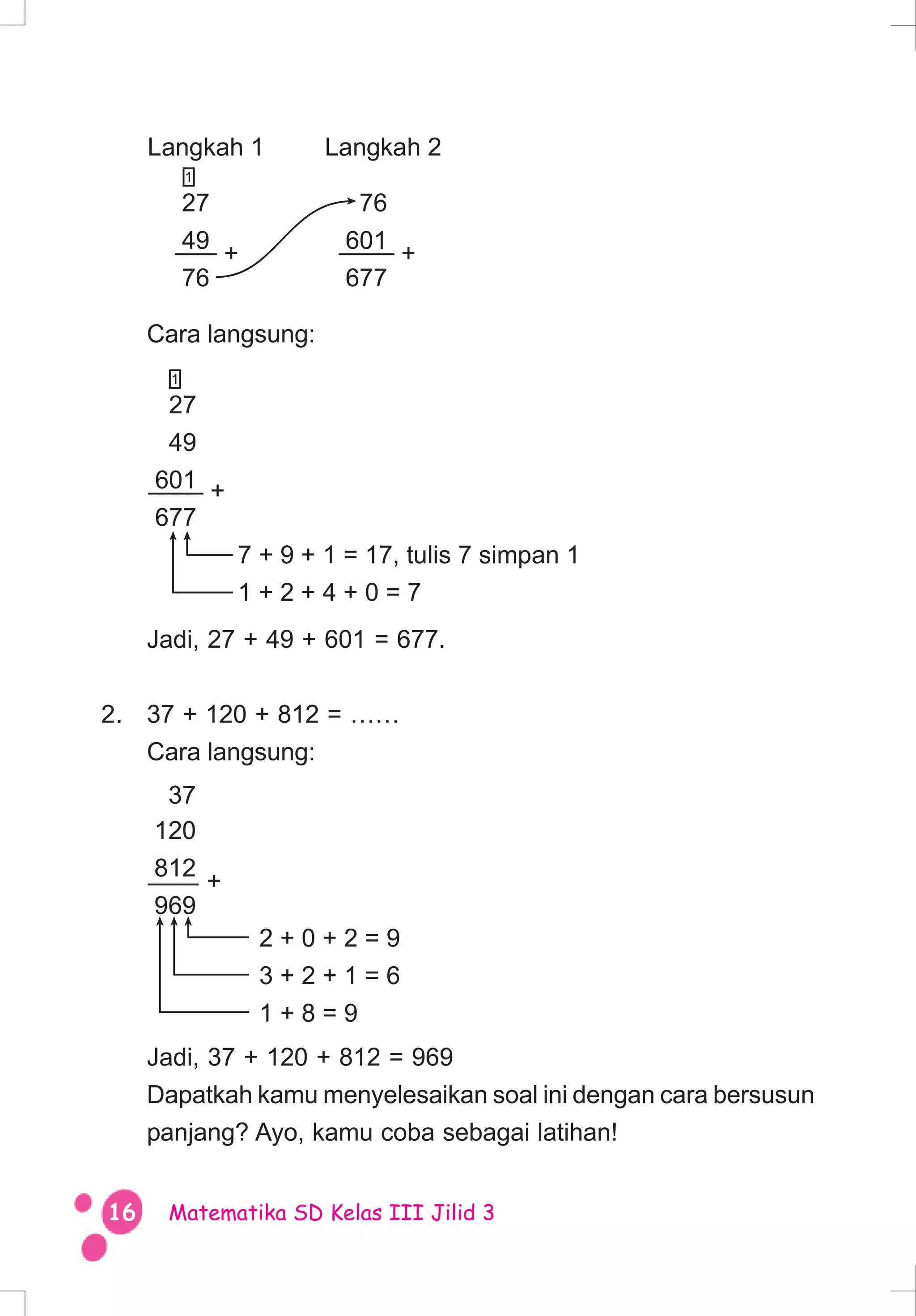 Matematika kelas 3 SD | PDF