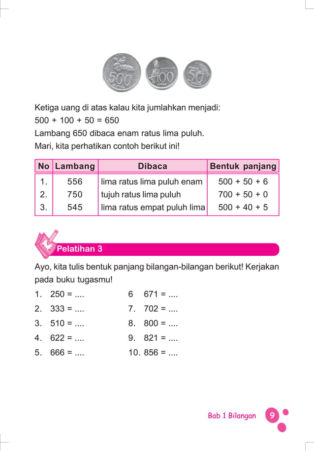 Matematika kelas 3 SD | PDF