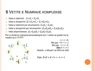 Matematika e avancuar; numri kompleks | PPTX