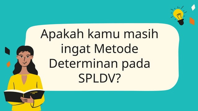 Matematika kelas X materi SPLTV (Metode Determinan).pptx