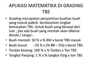 Matematika aplikasi prosen | PPTX