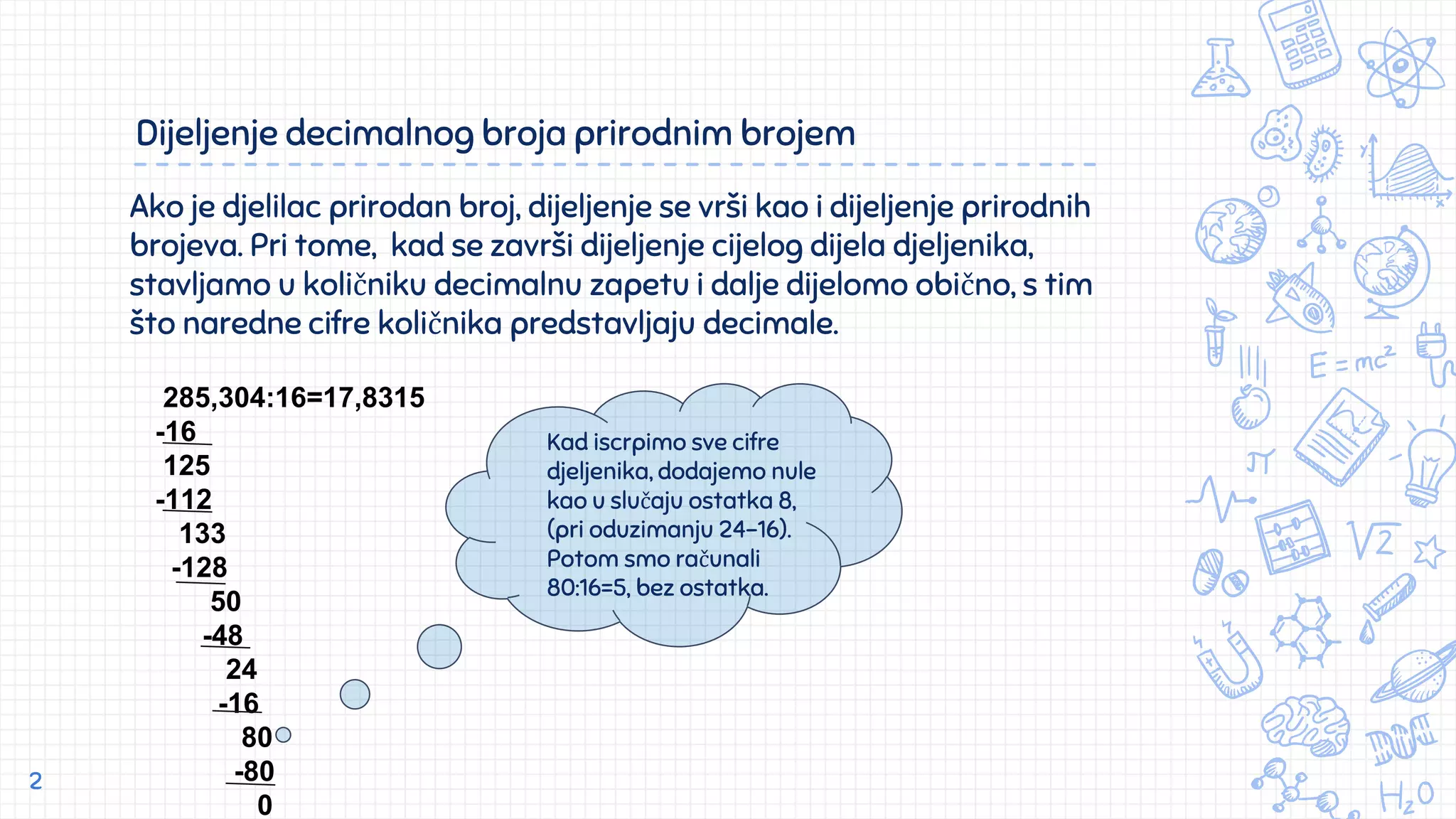 Matematika dijeljenje decimalnih brojeva | PPTX