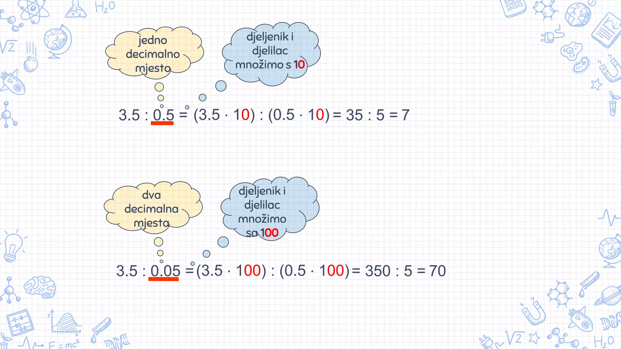 Matematika dijeljenje decimalnih brojeva | PPTX