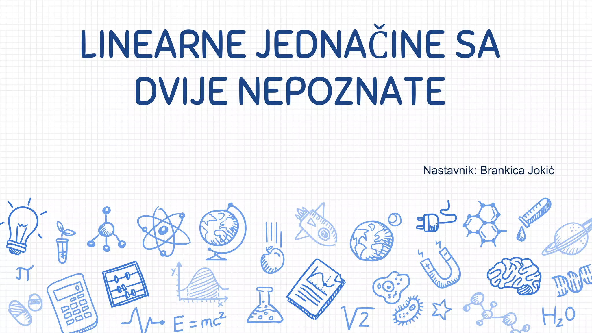 Matematika ix sistem jednacina sa dvije nepoznate | PPTX