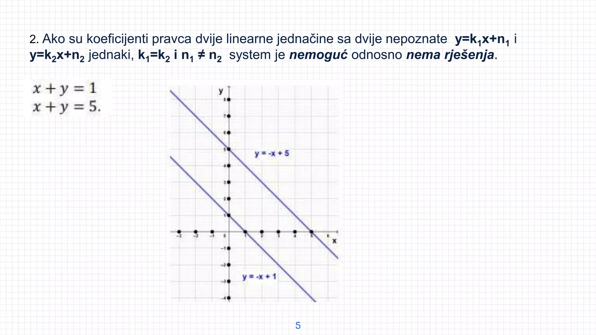 Matematika ix sistem jednacina sa dvije nepoznate | PPTX