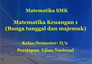 matematika-keuangan-materi bunga tunggal dan bunga majemuk | PPT