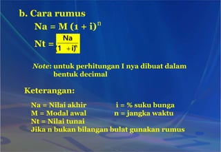 matematika-keuangan-materi bunga tunggal dan bunga majemuk | PPT