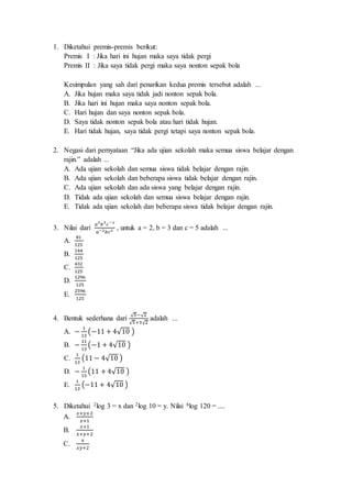 Matematika sma-un-2012-paket-b-ipa | PDF
