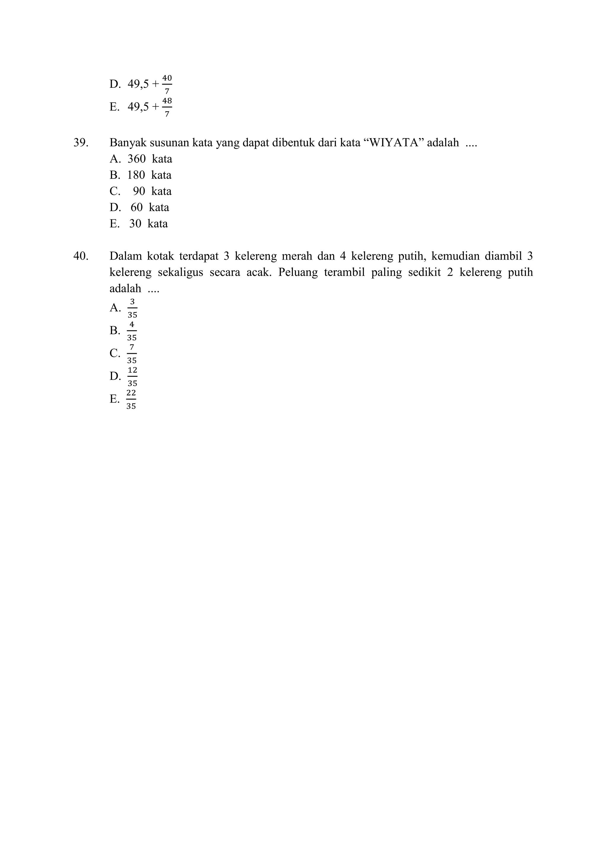 Matematika sma-un-2012-paket-d-ipa | PDF