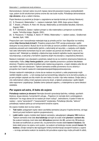 Matematika 1 arhitektura | PDF