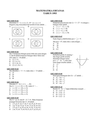 Matematika 1993 | PDF