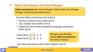 MATEMATIKA Bab 3 Kelipatan dan Faktor Bilangan.pptx