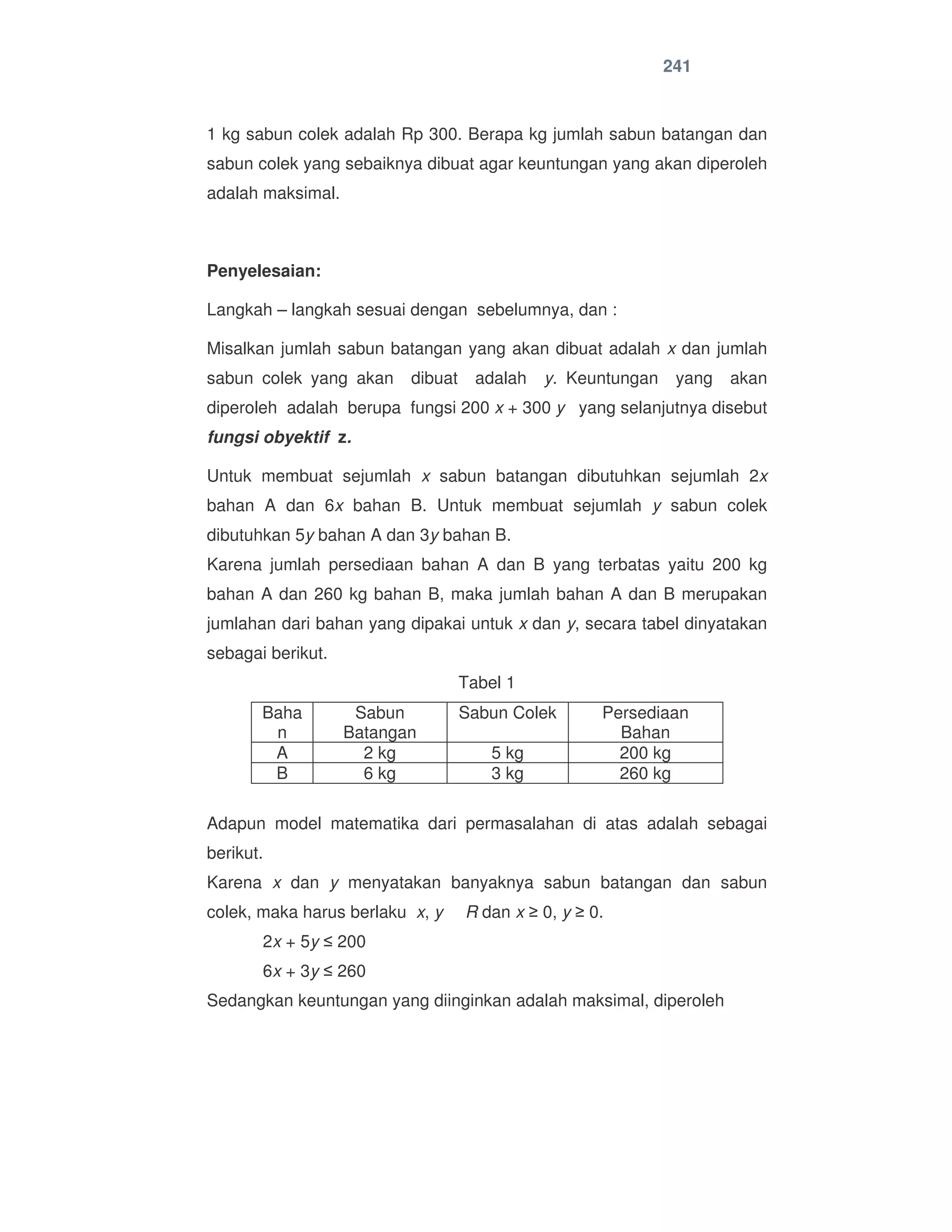BSE: Matematika Bisnis dan Manajemen (2) | PDF