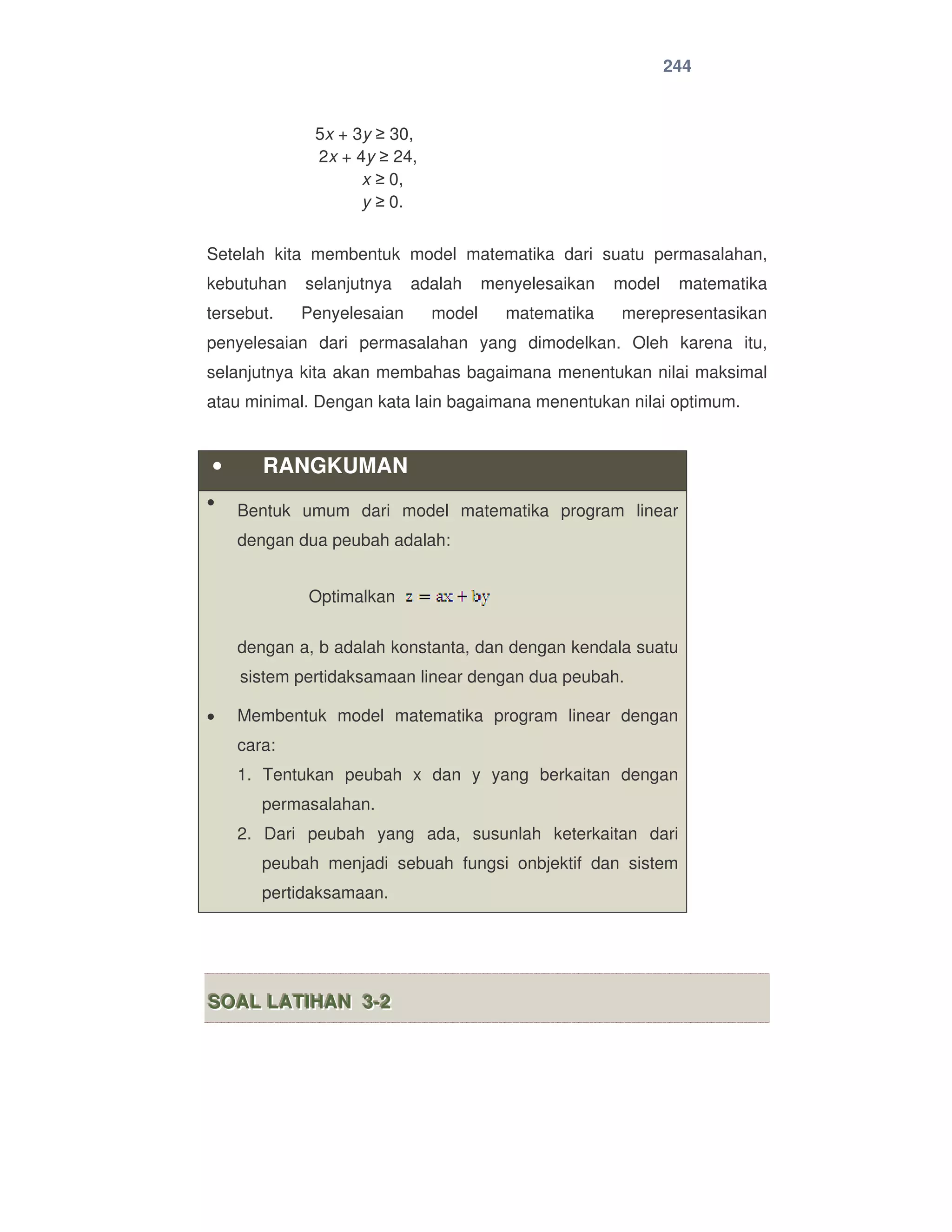 BSE: Matematika Bisnis dan Manajemen (2) | PDF