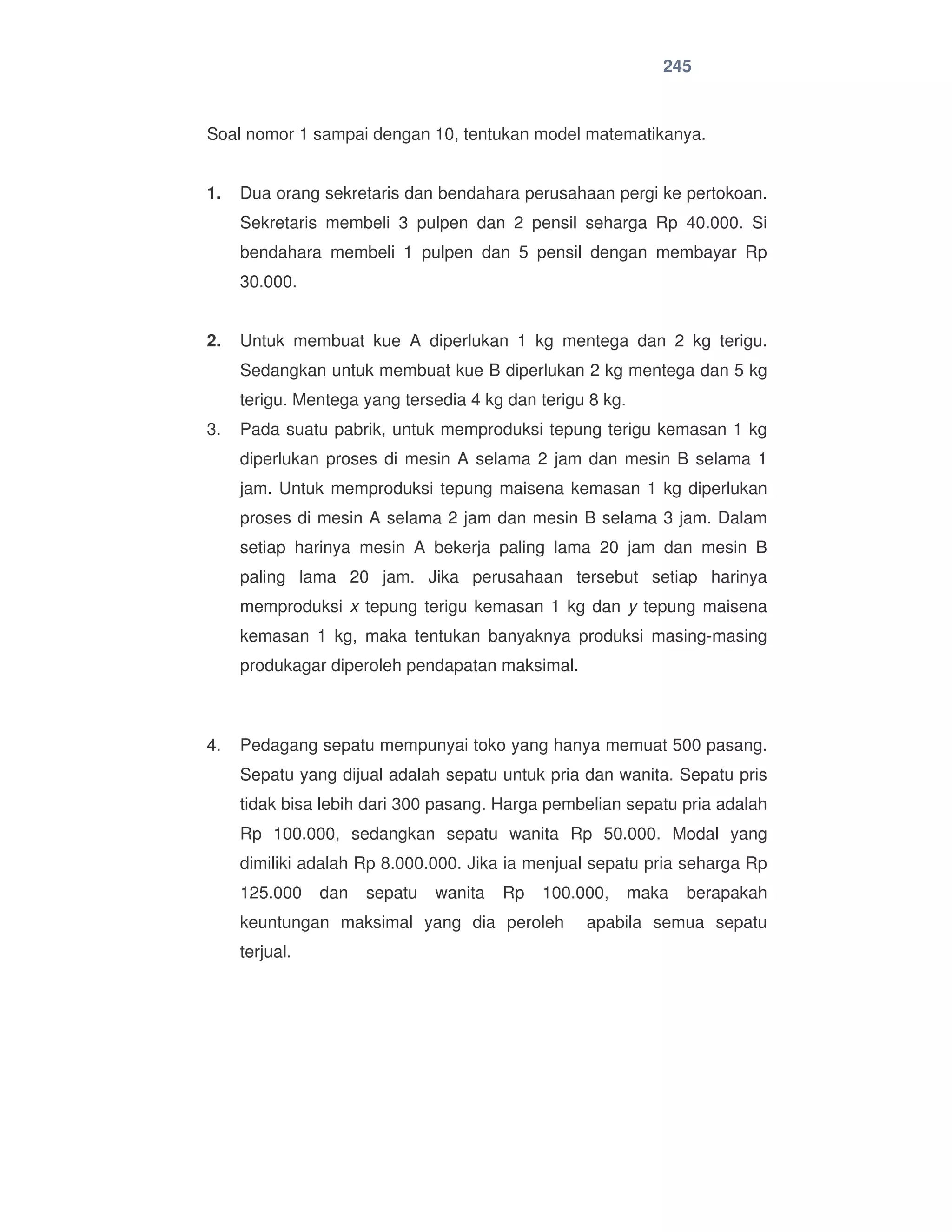BSE: Matematika Bisnis dan Manajemen (2) | PDF
