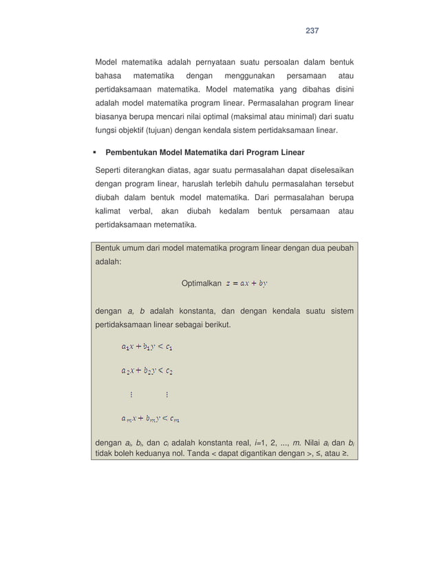 BSE: Matematika Bisnis dan Manajemen (2) | PDF