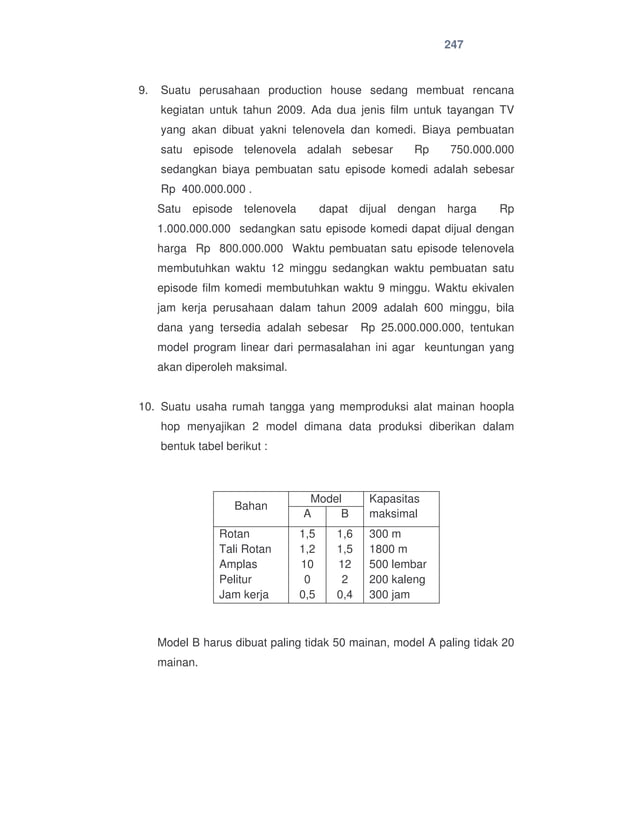 BSE: Matematika Bisnis dan Manajemen (2) | PDF