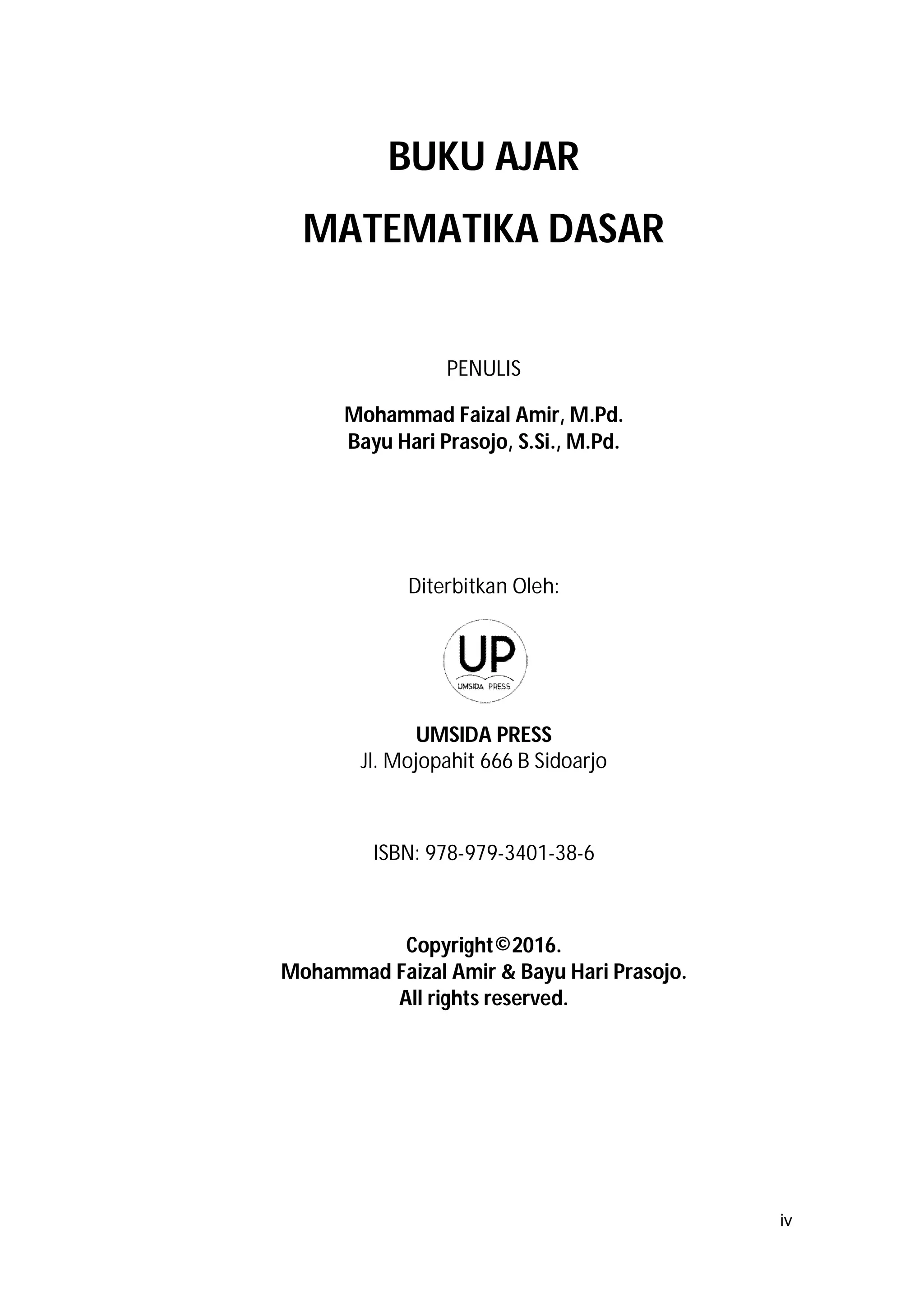 Matematika dasar bag1 | PDF